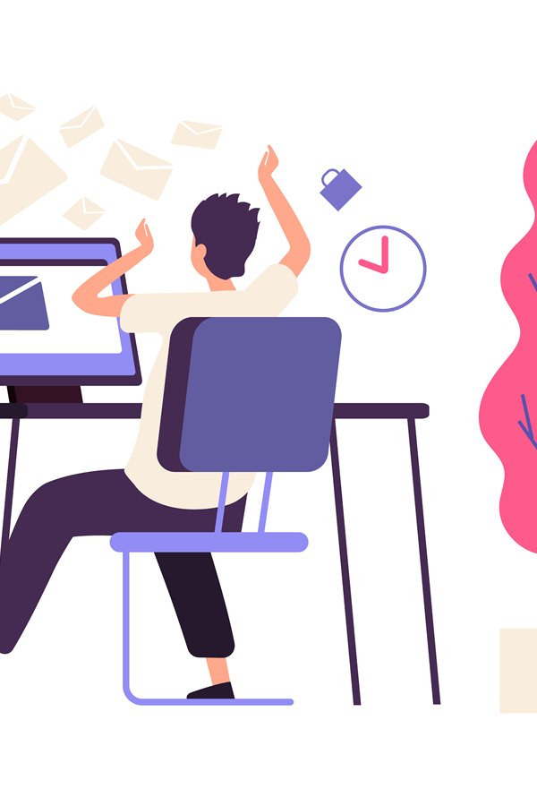 Inefficient time management. Administrator receives lot of m