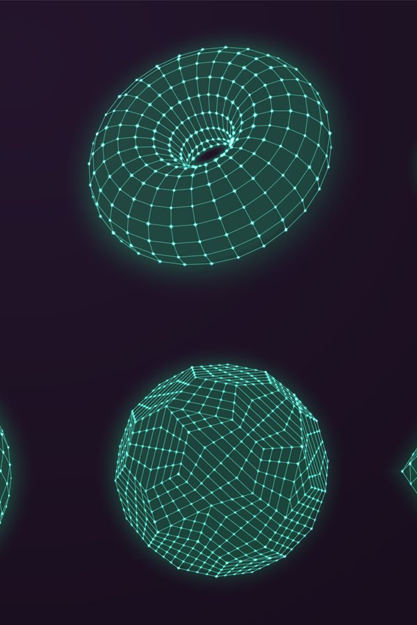 Connected lines spheres. Globe connections, scientific abstr