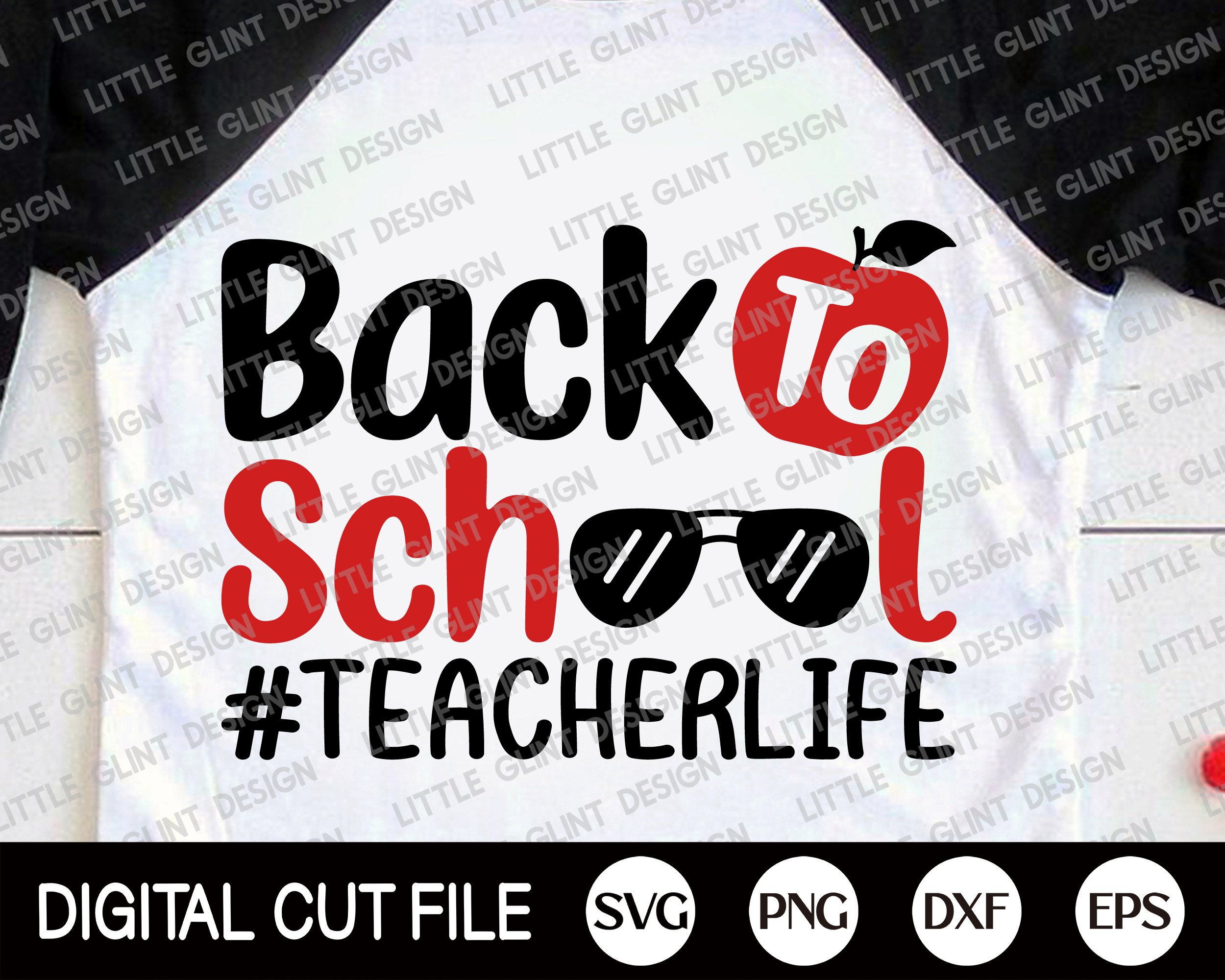 Back to School Svg, Teacher Life Png, First day of School