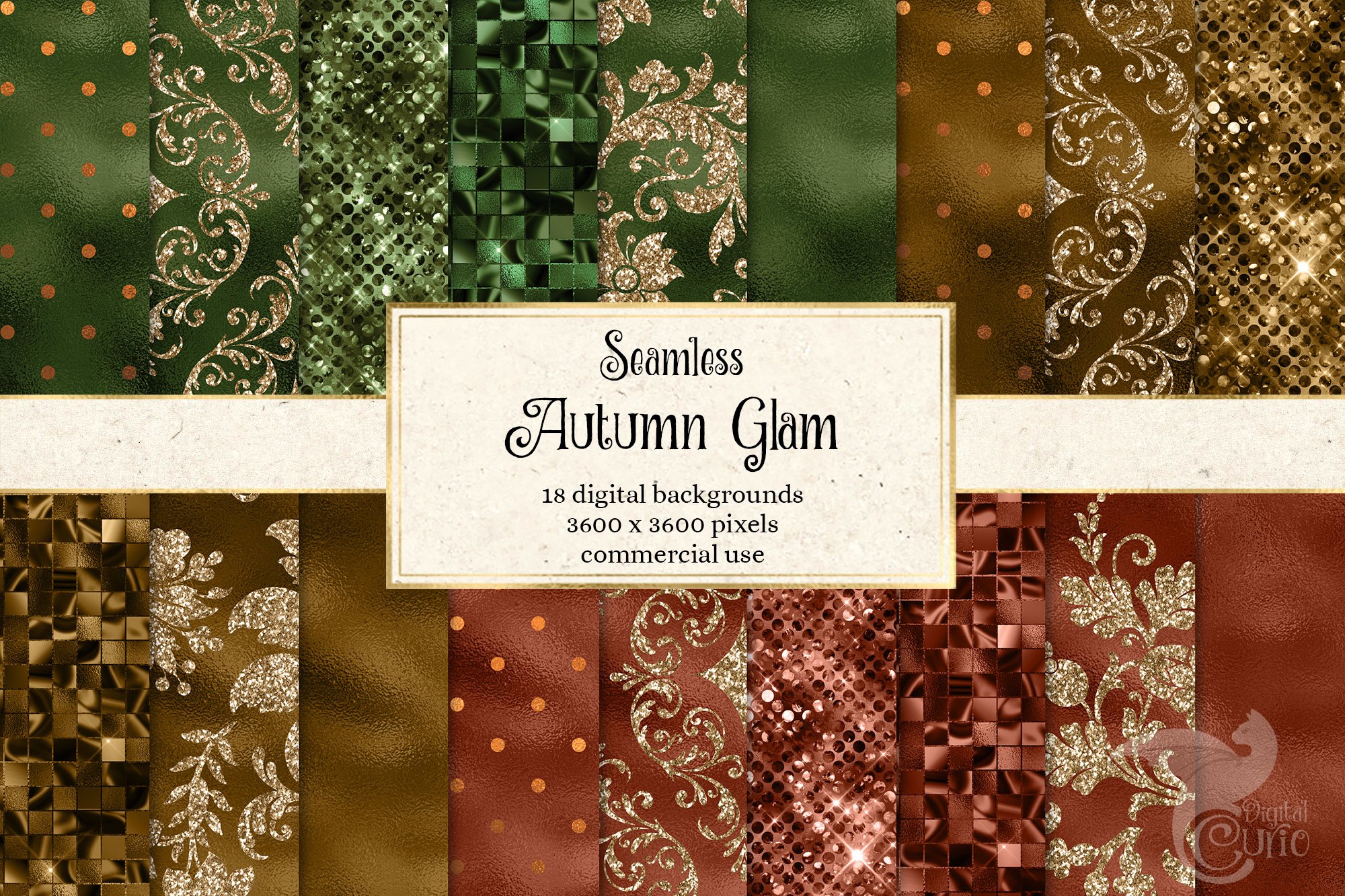 Autumn Glam Digital Paper