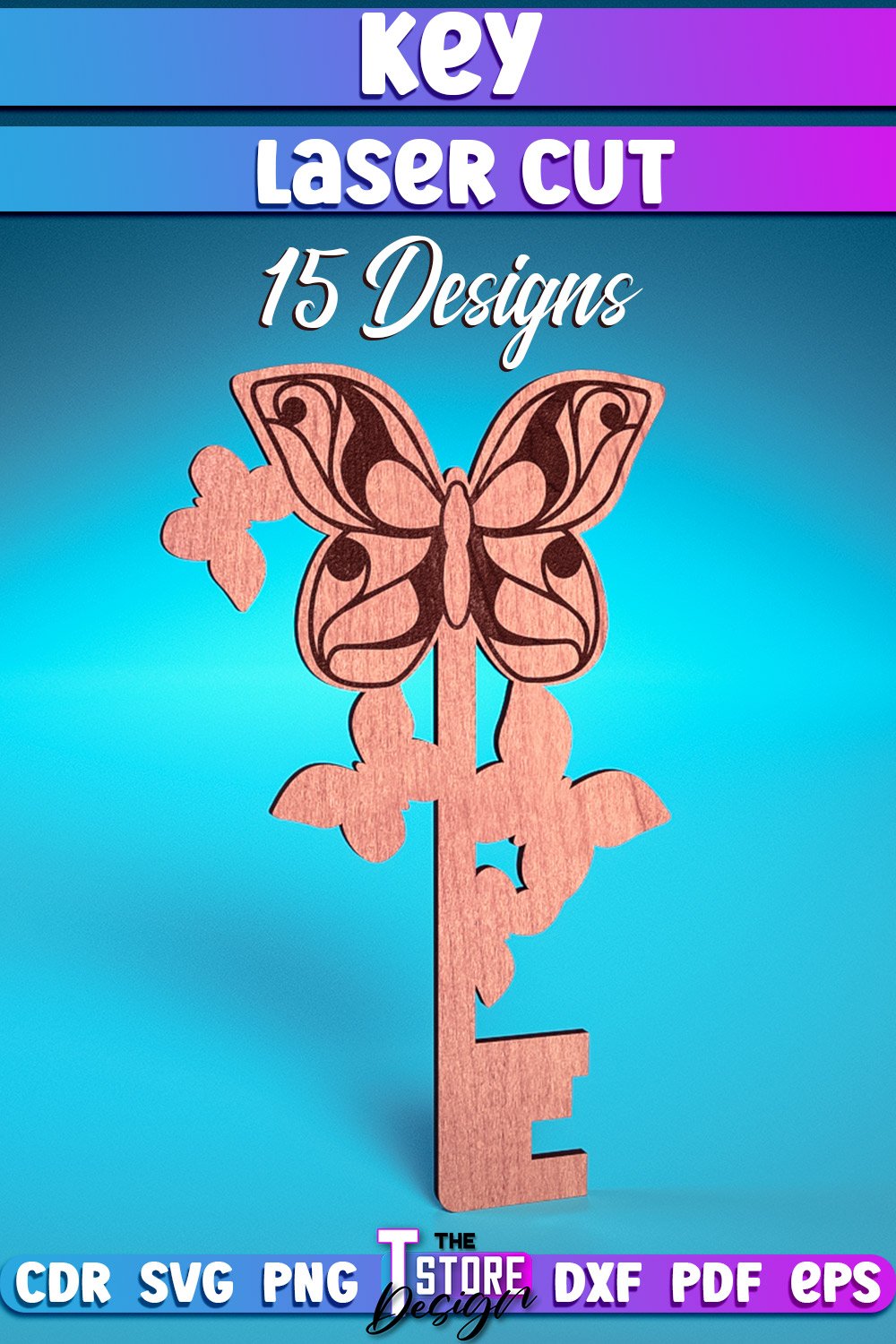 Key Laser Cut SVG | Home Laser Cut SVG Design |Key Designs