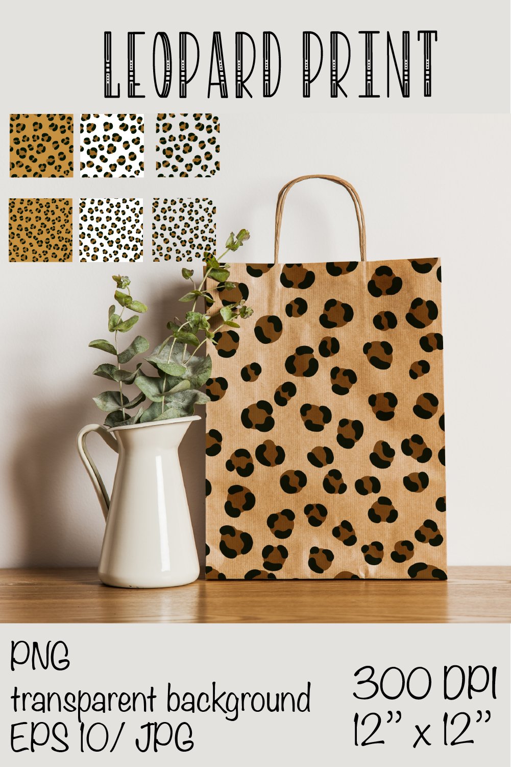 Leopard pattern. Digital Paper leopard pattern Digital Paper