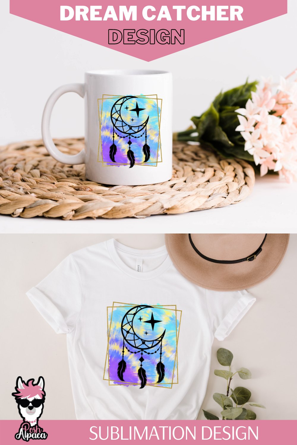Dreamcatcher sublimation design