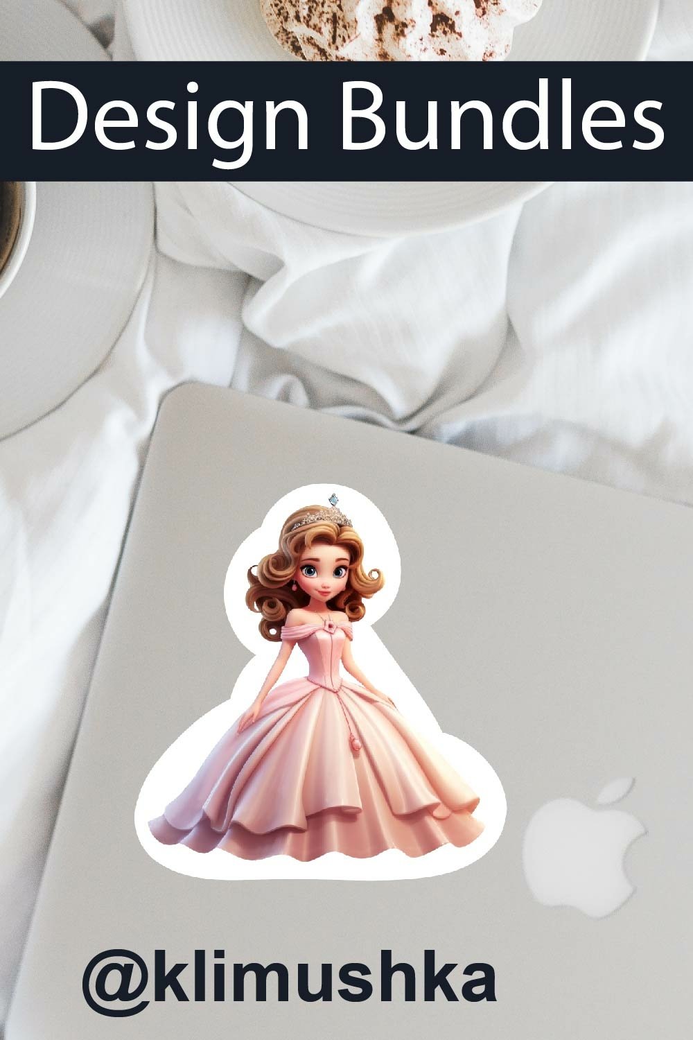 happy princess sticker sheet