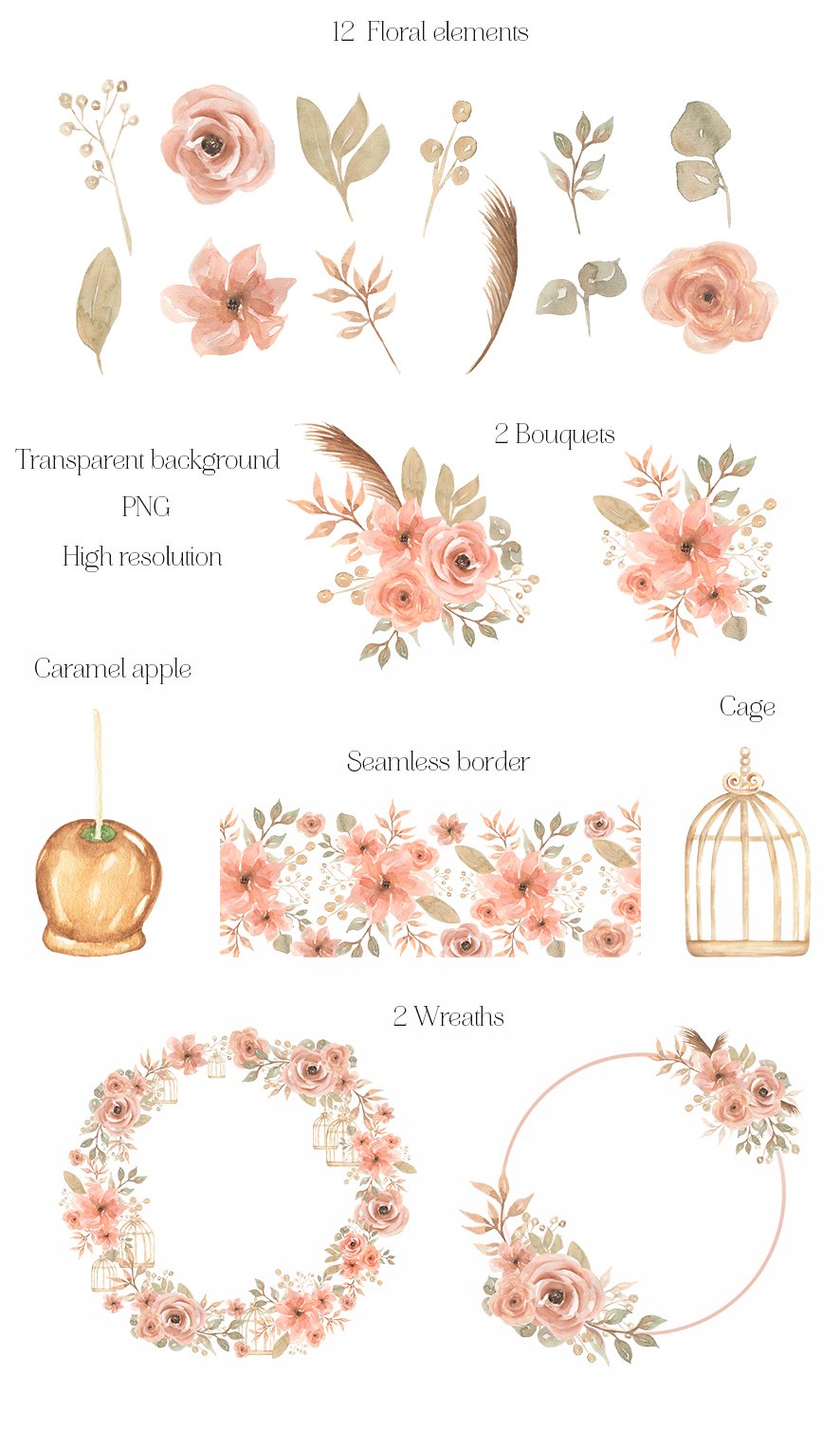 Watercolor Autumn set (1497507)