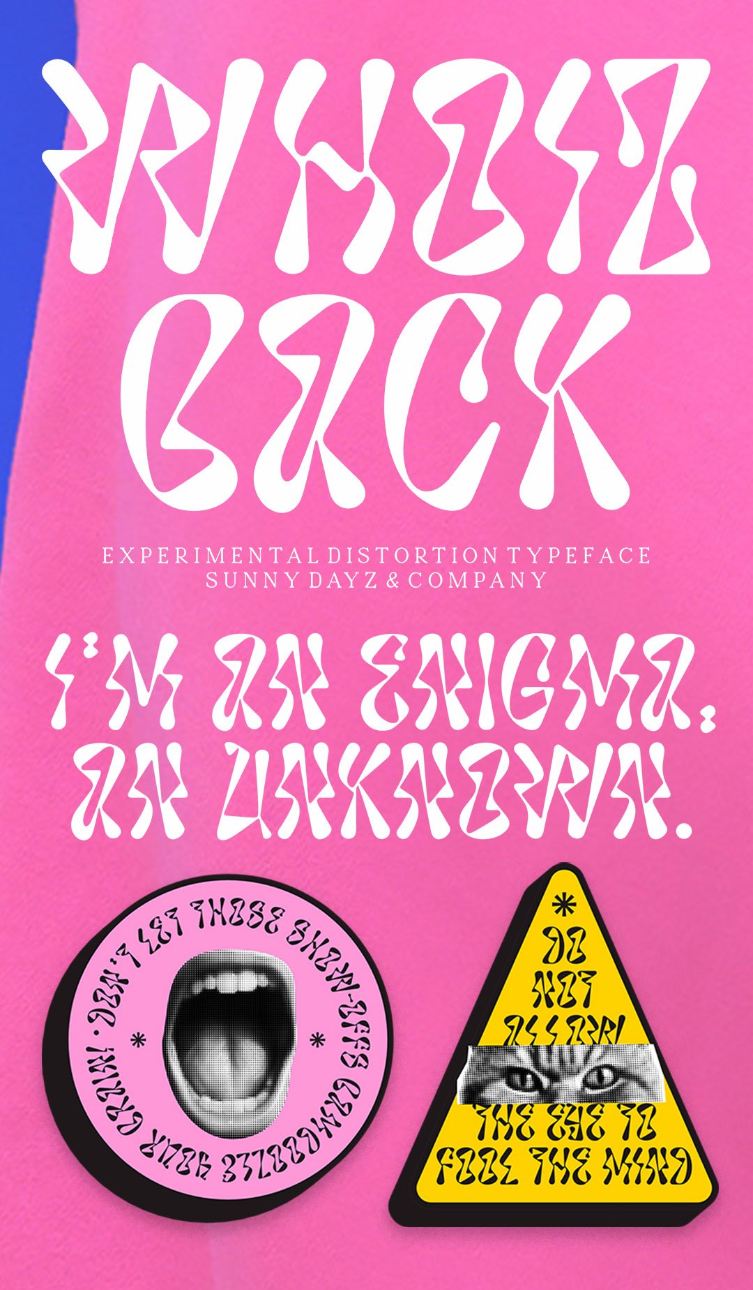 Whoiz Experimental Distortion Font