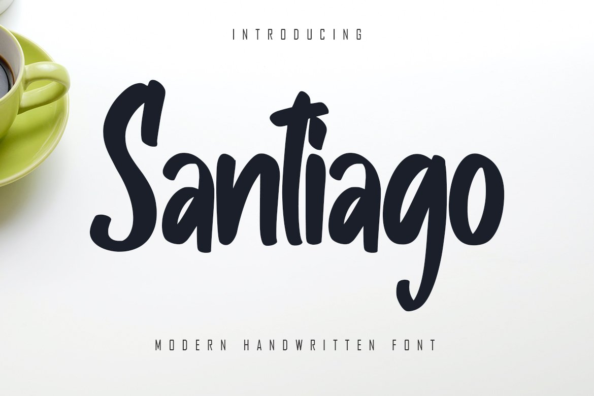 Santiago - Modern Handwritten Font