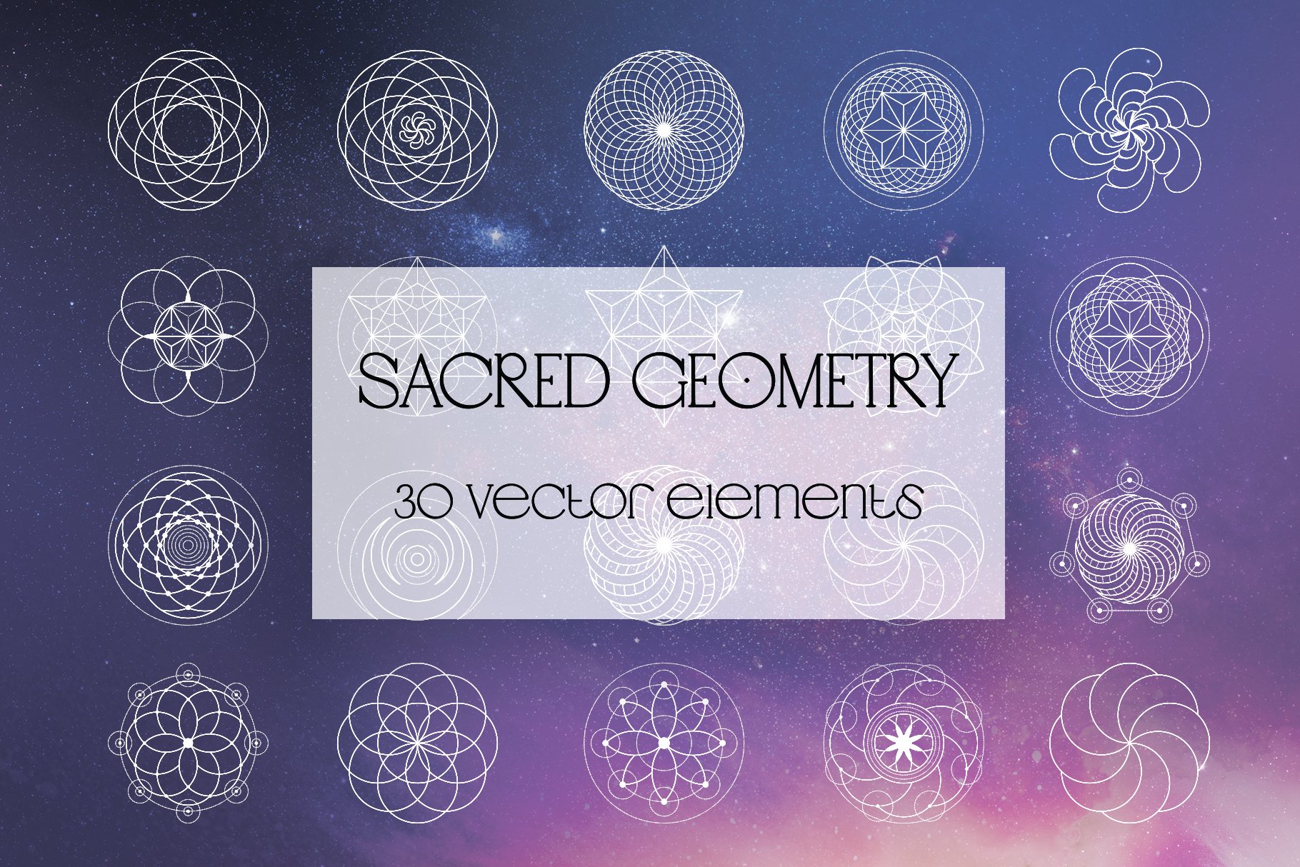 Sacred geometry, 30 elements