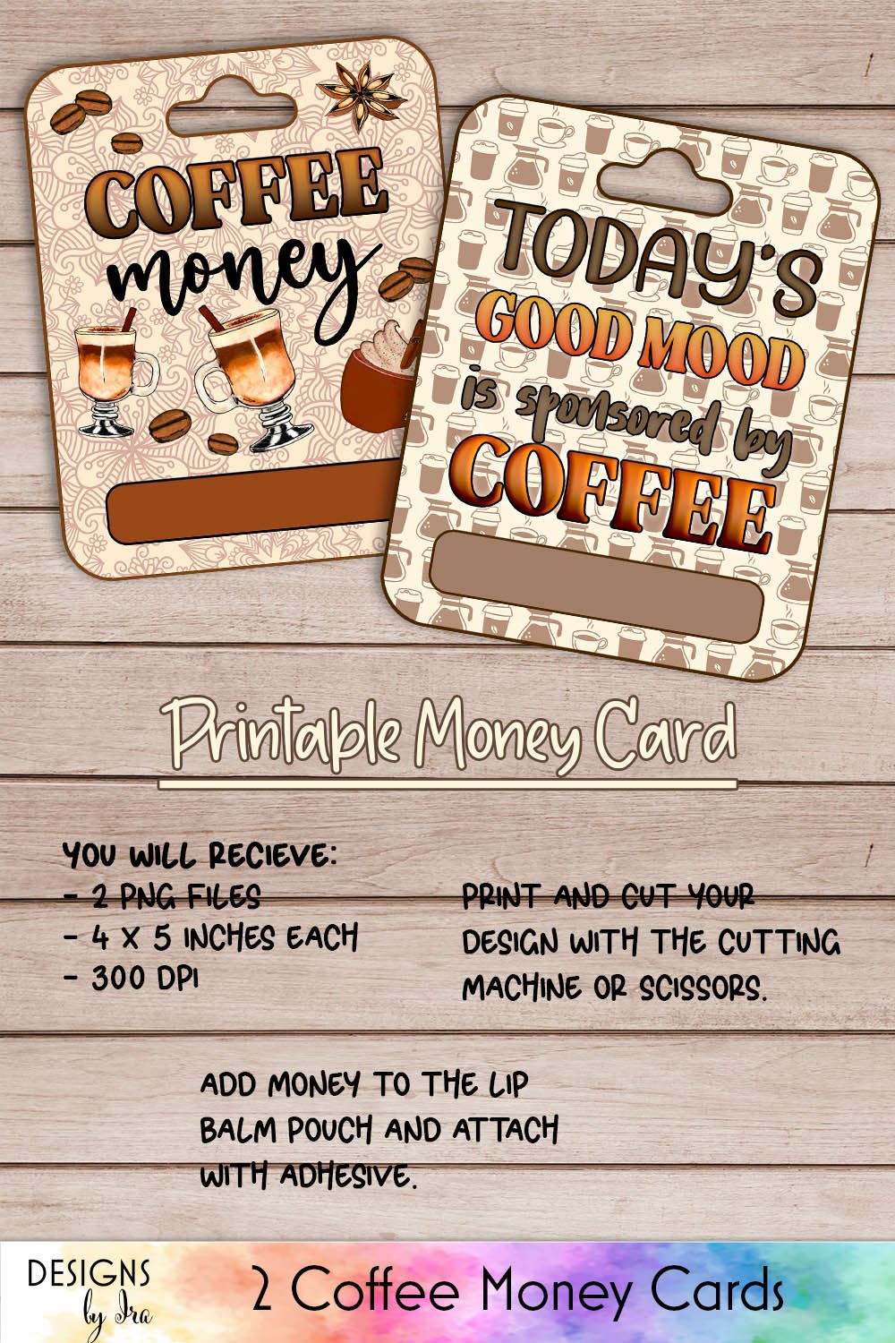 Coffee Money Cards | Money Cards For Print