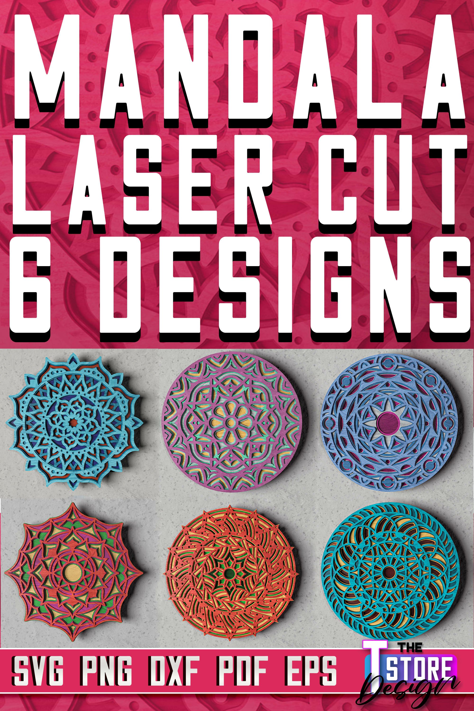 Mandala Laser Cut SVG Bundle| Mandala SVG Design | CNC files