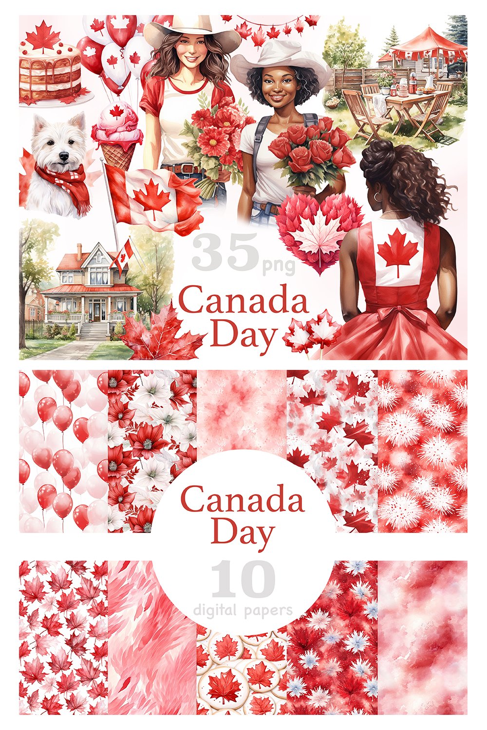 Canada Day Clipart | National Holiday PNG