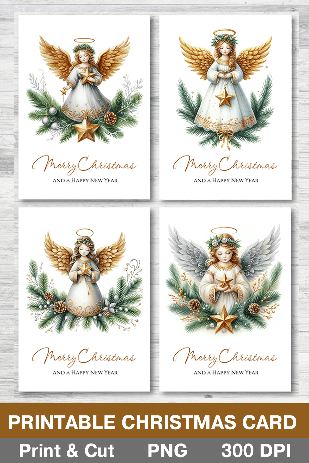 Merry Christmas Card printable