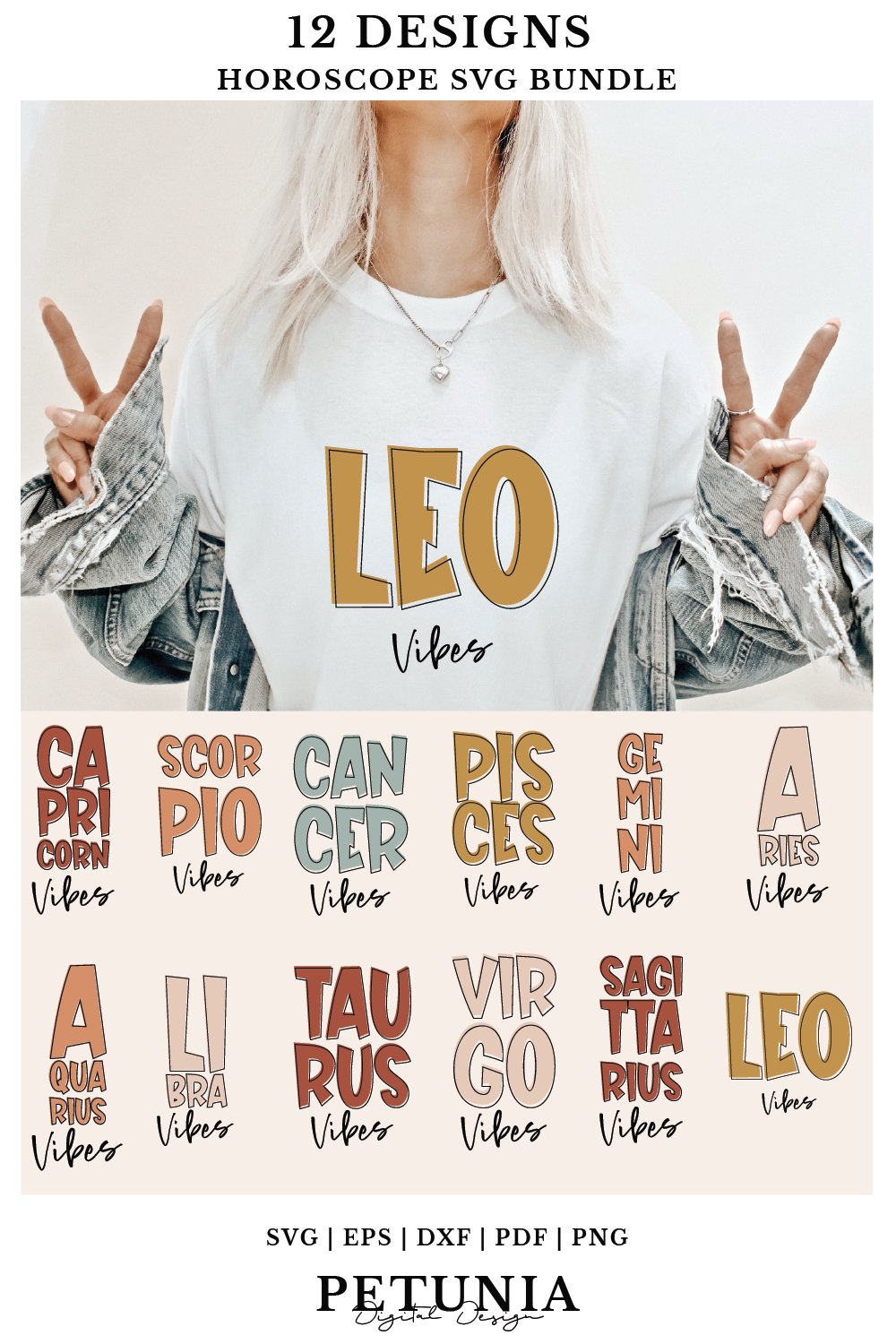 Horoscope SVG Bundle | Astrology SVG