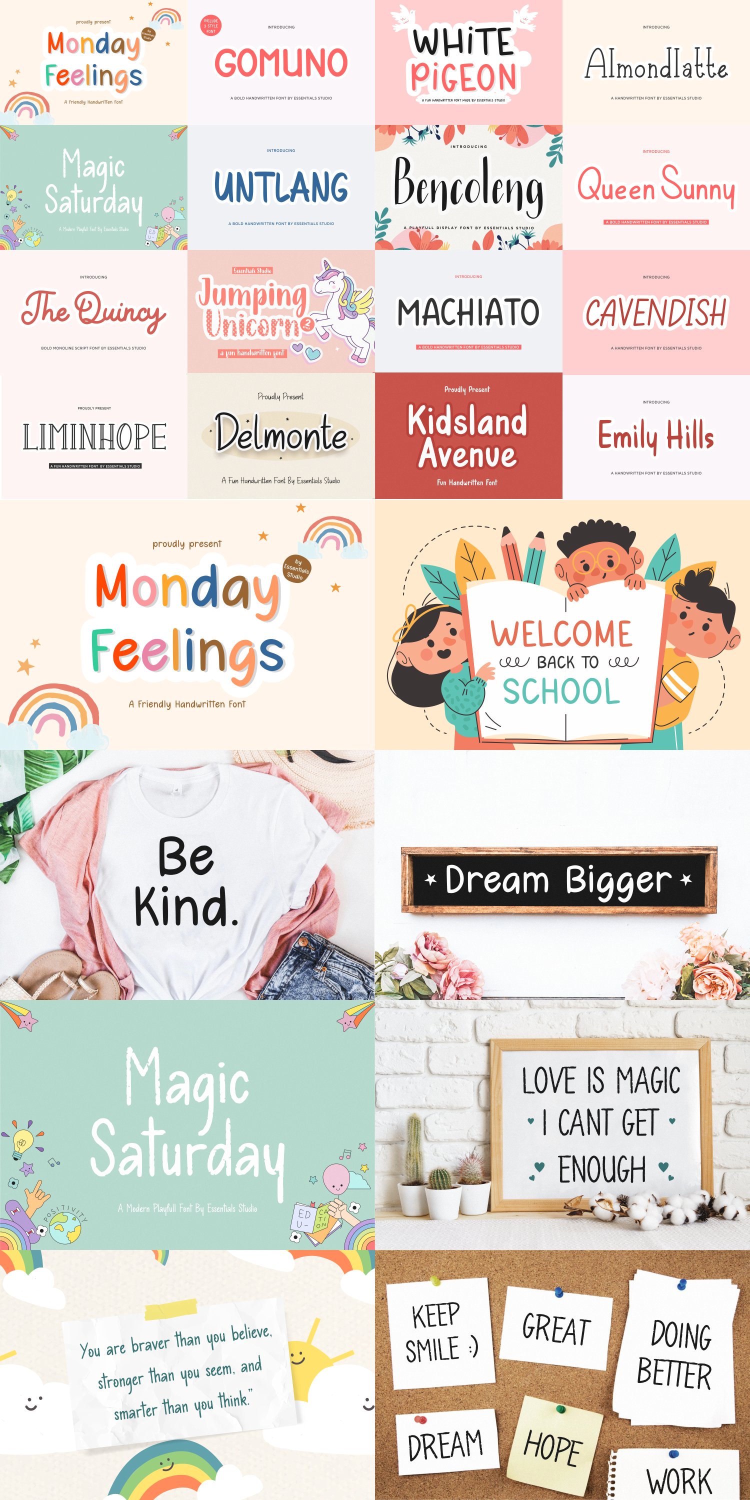 Mega Collection| 40 Fonts Collection