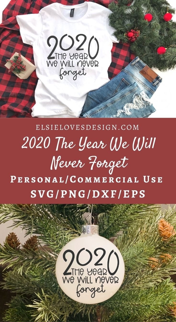2020 The Year We Will Never Forget - 2020 Christmas Svg