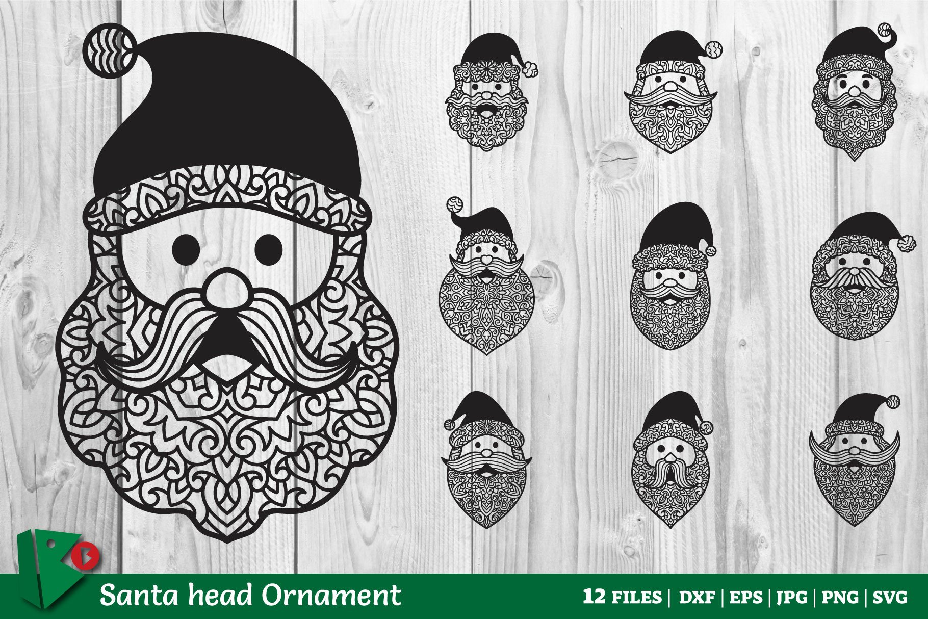Santa claus Head Ornaments