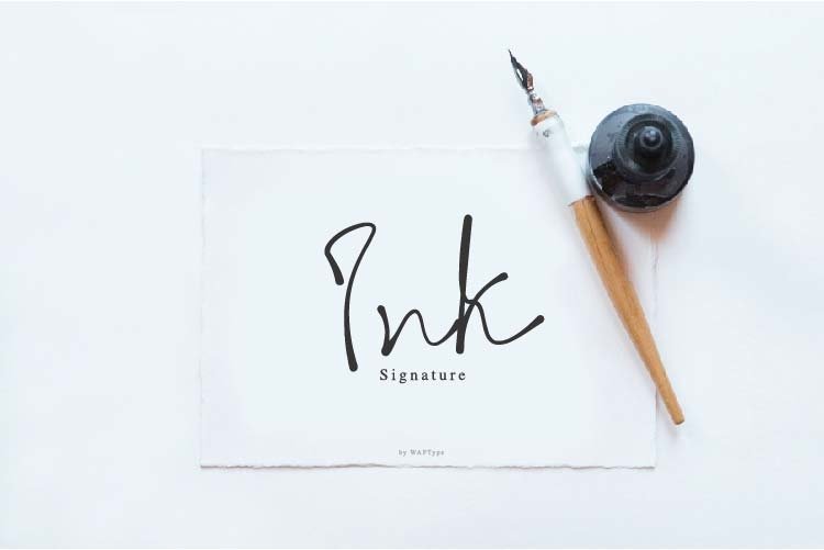 Ink signature