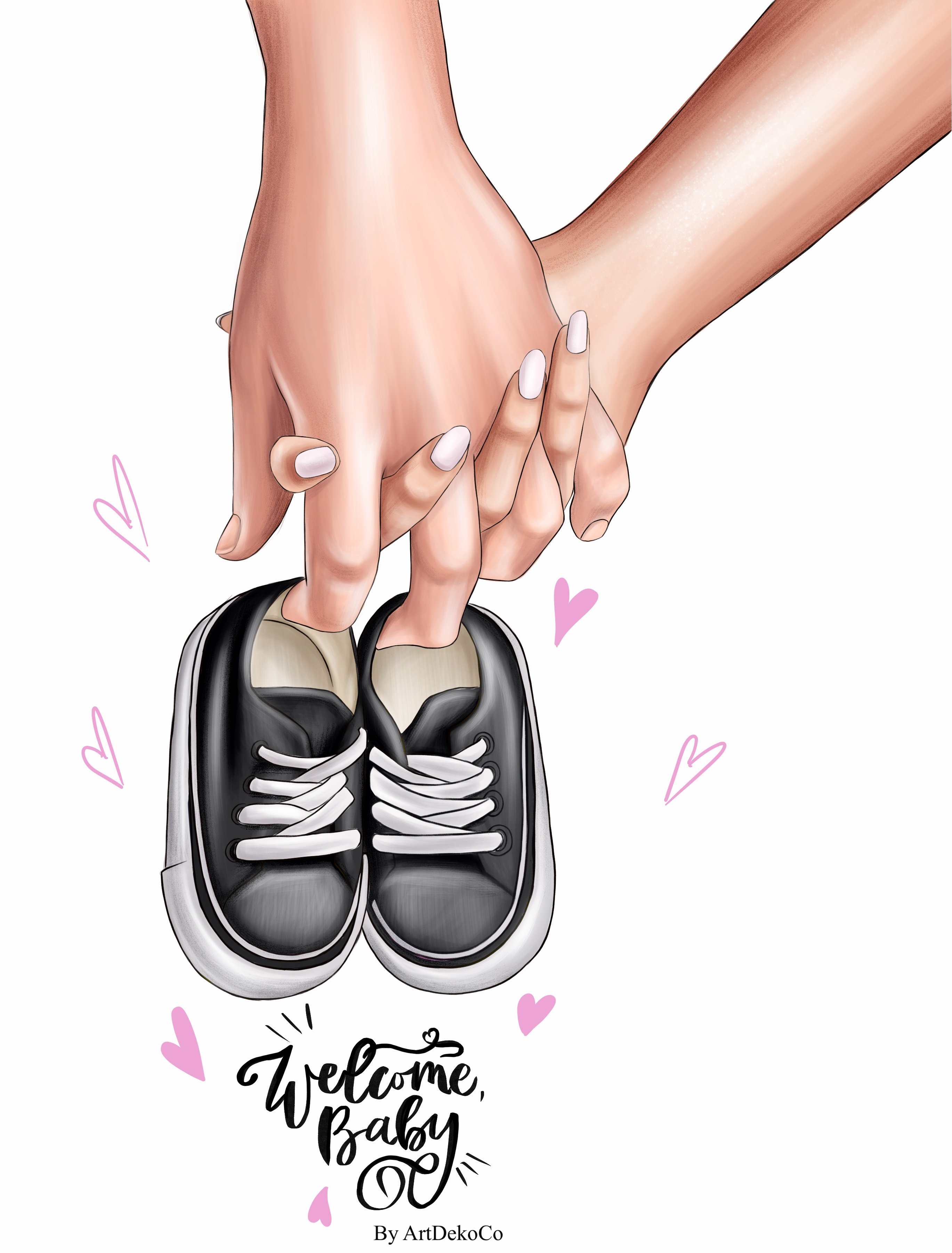 Parents-to-be clipart, Family clipart (1715111)