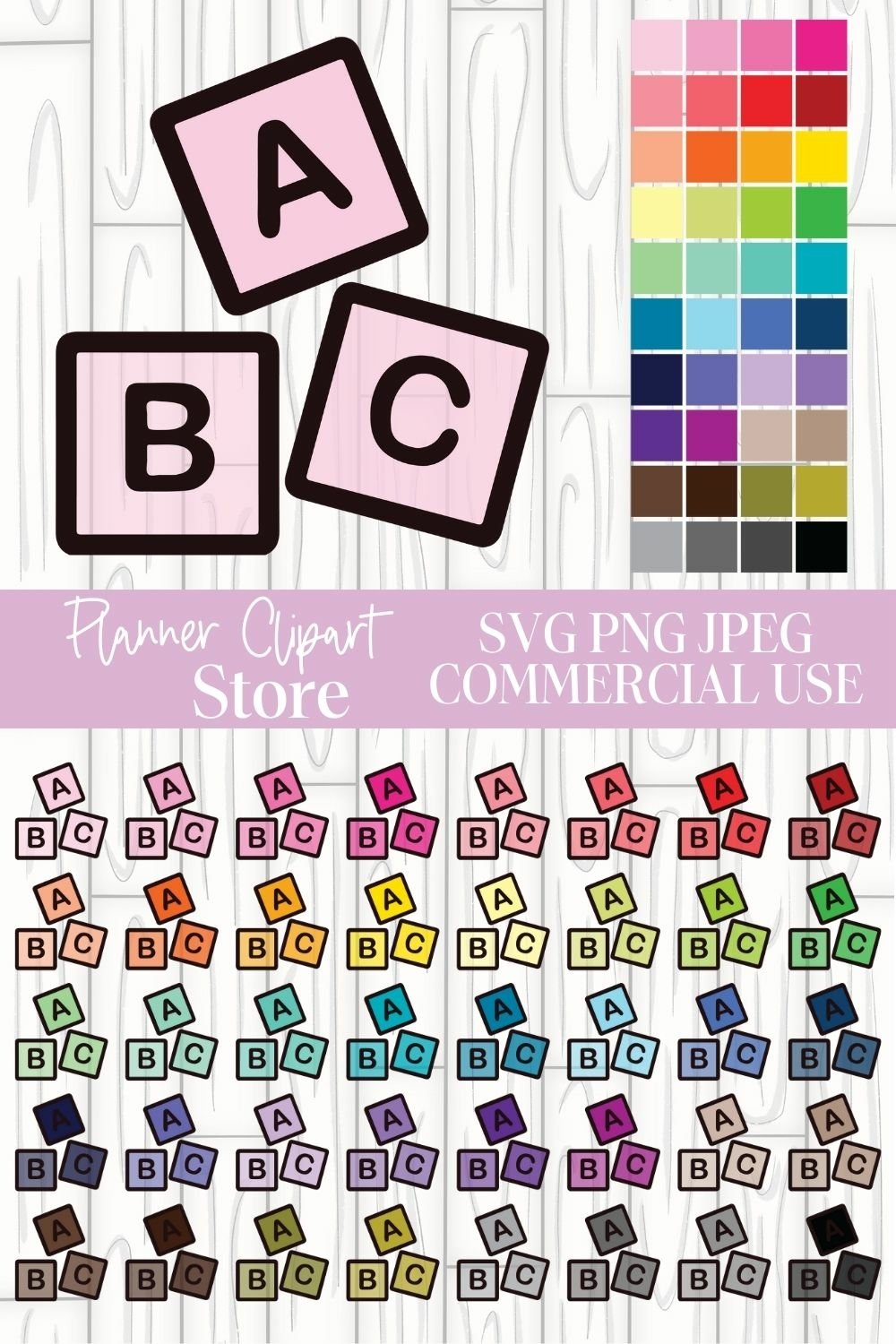 ABC Blocks icon clipart, planner icon, planner (2243085)