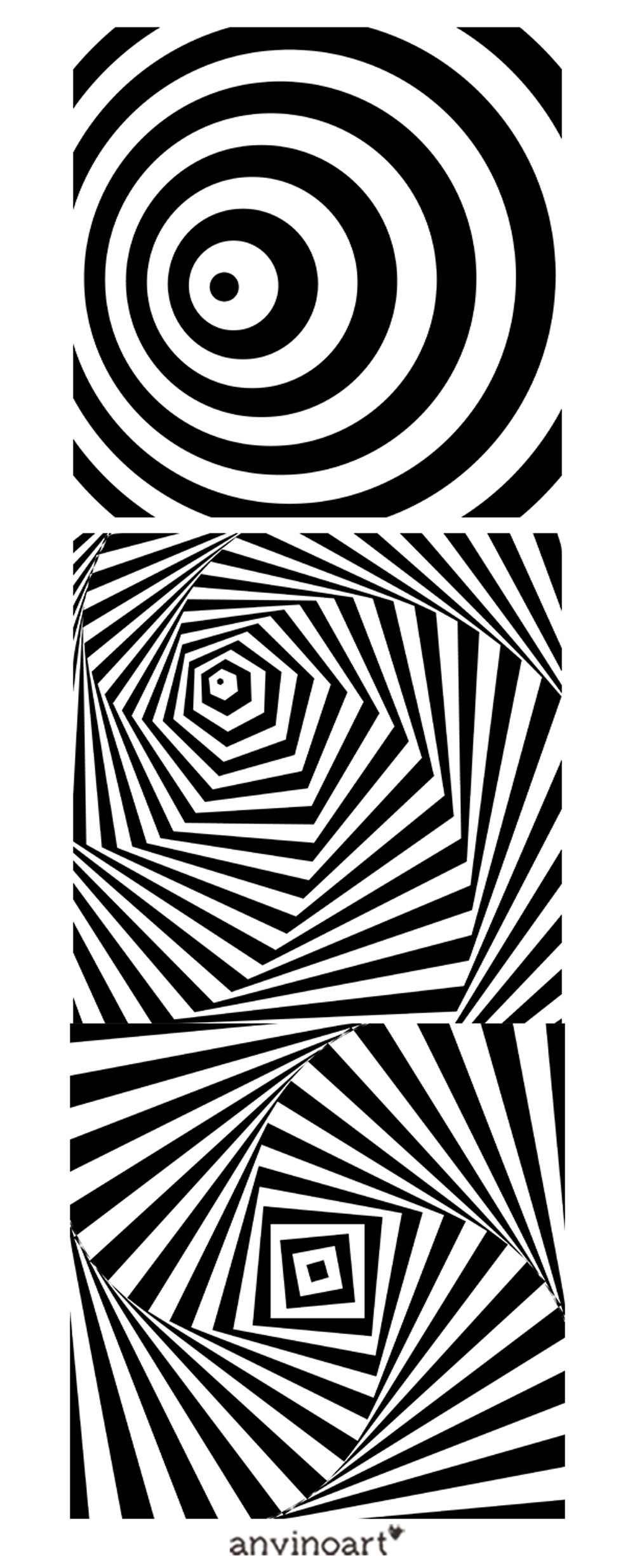 optical illusion svg, illusion svg, Spiral Illusion