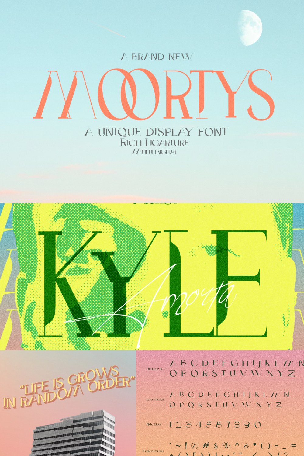 Moortys - Unique Display Font