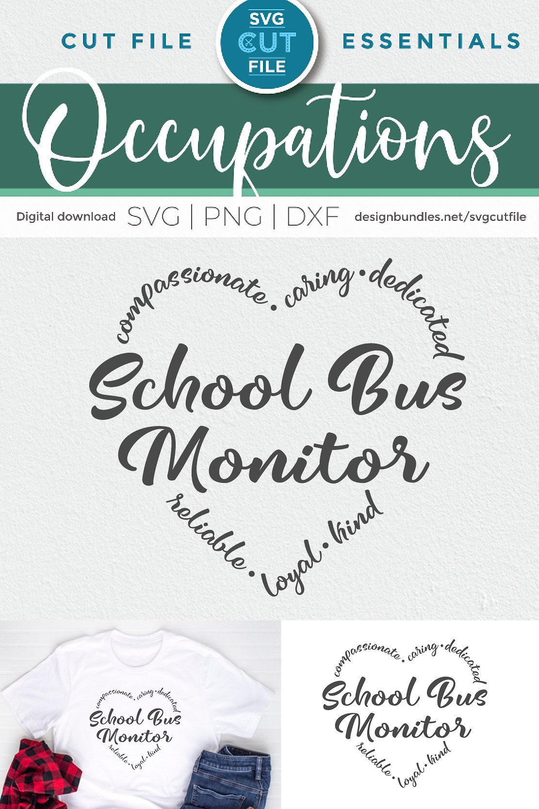 School Bus Monitor svg - SchoolBus monitor svg for crafters