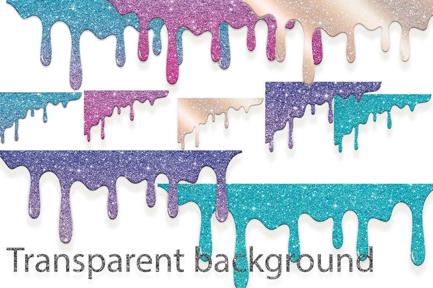 Glitter Drips Overlay (1115229)