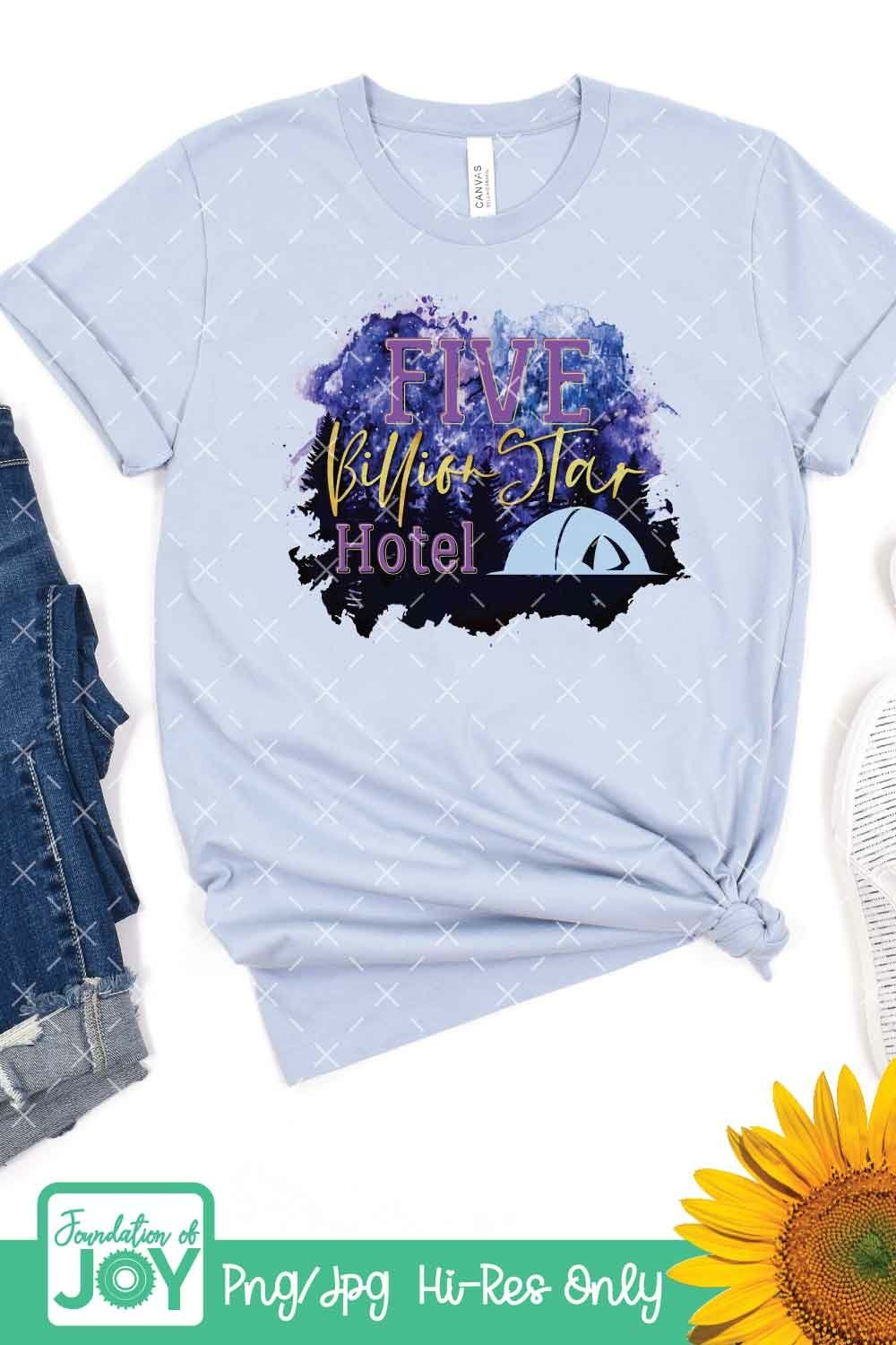 Five Billion Star Hotel Sublimation, Tent subl, Camping png