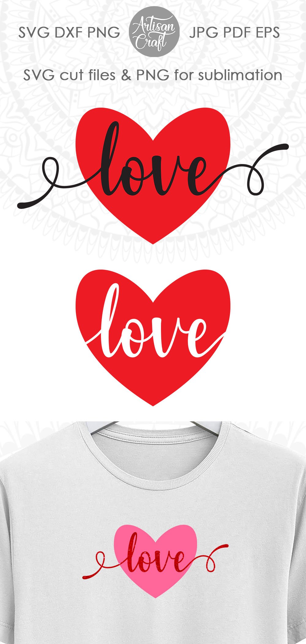 Love heart SVG | love script | love cursive