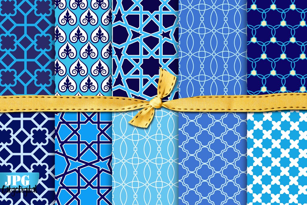 Moroccan Digital Papers Background Papers