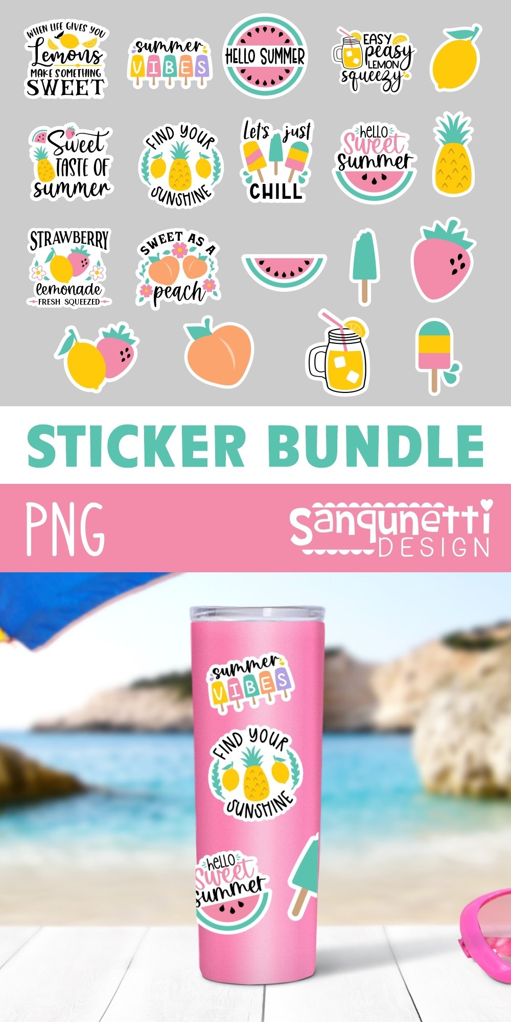 Summer Sweets sticker bundle