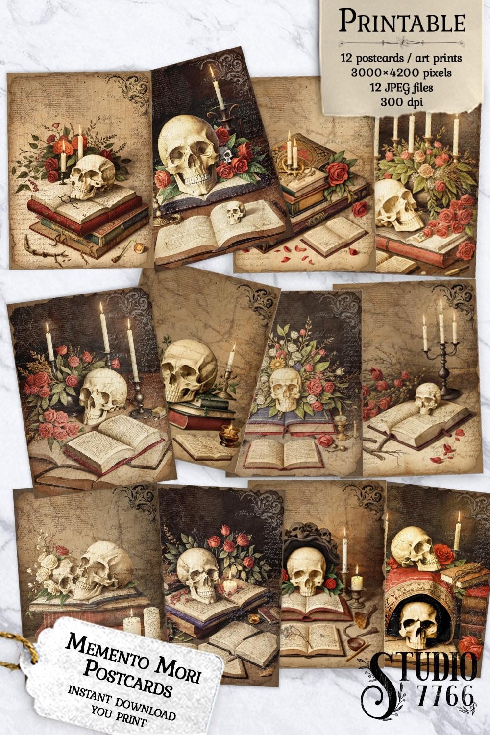 Memento Mori Postcards