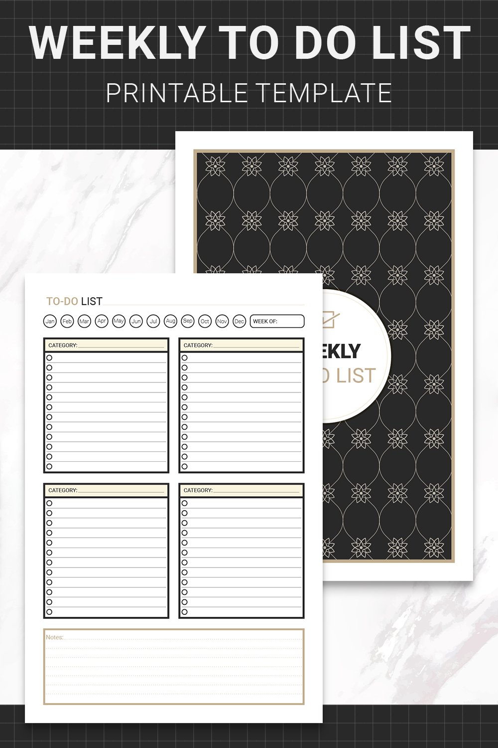Weekly To Do List Printable Template