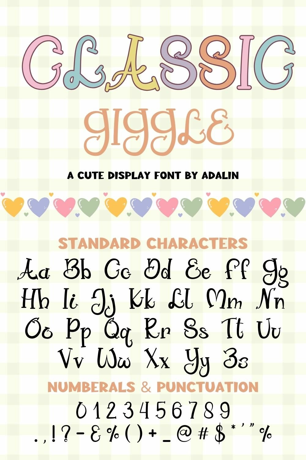 Classic Giggle - Display Font