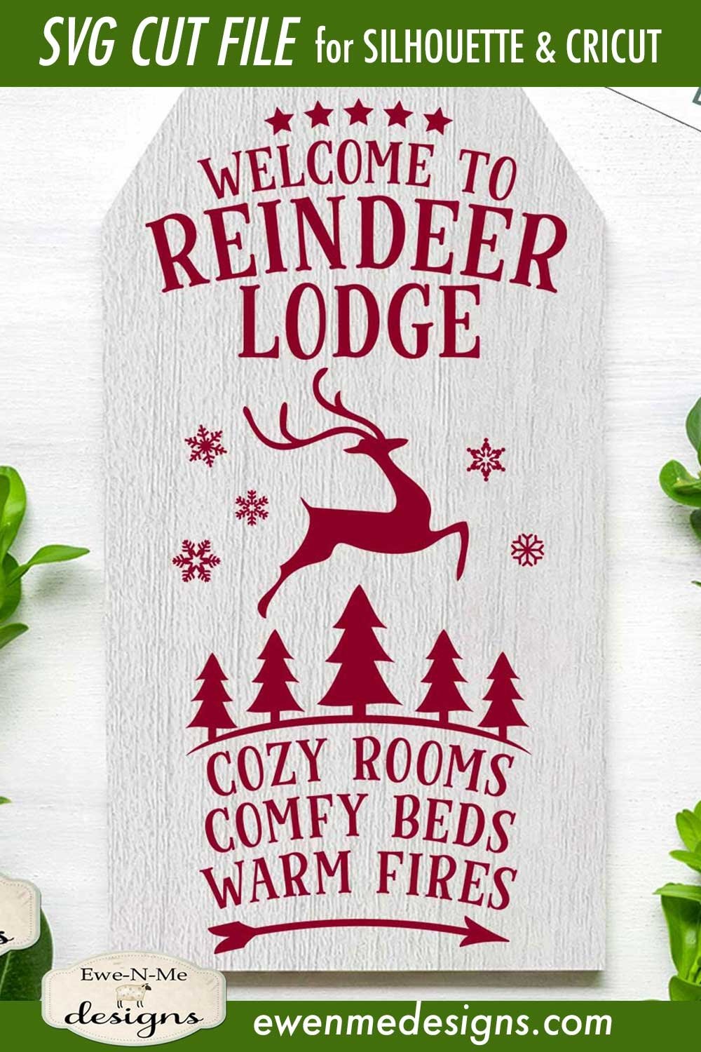 Reindeer Lodge | Christmas | Christmas Winter SVG