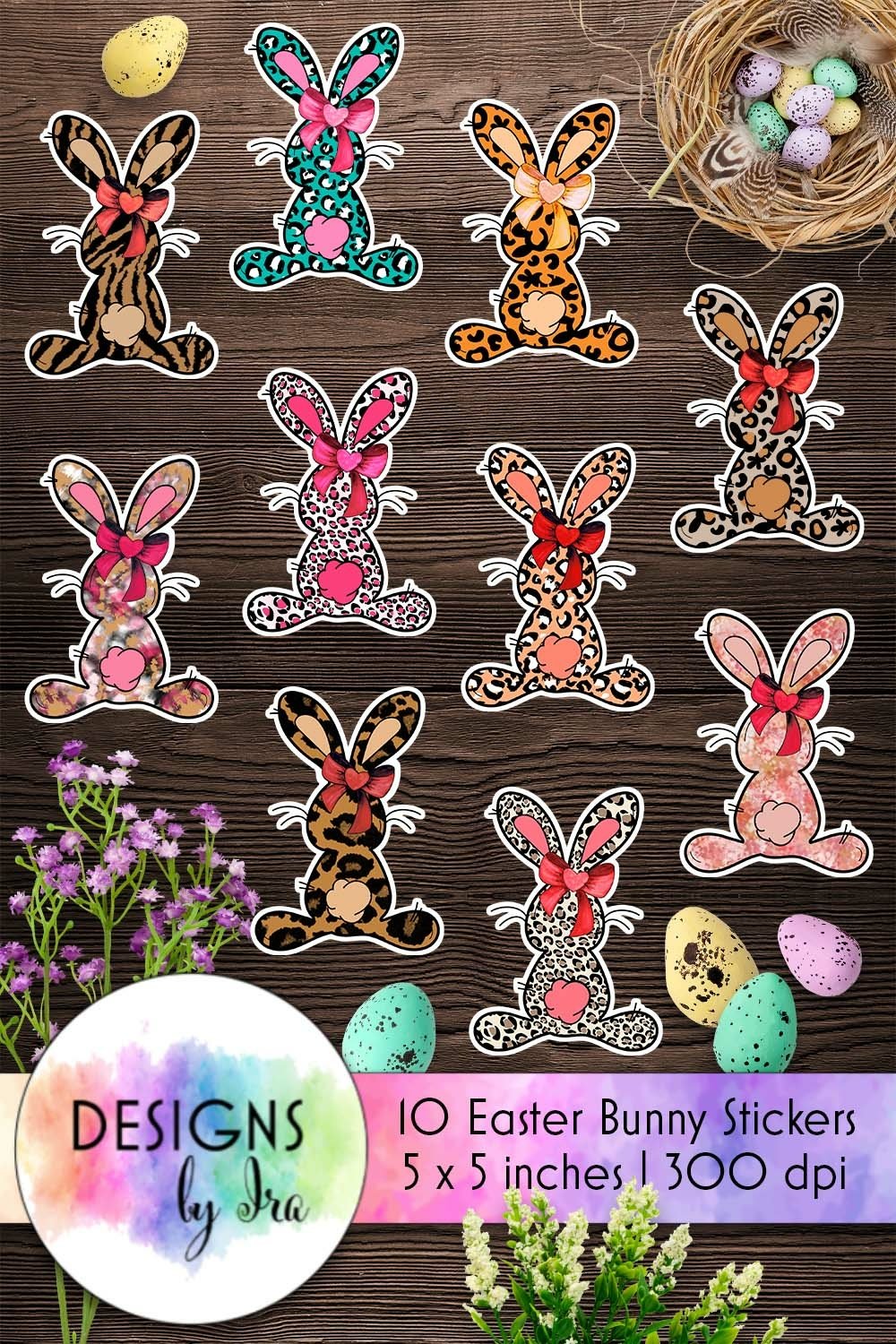 Easter Bunny Stickers