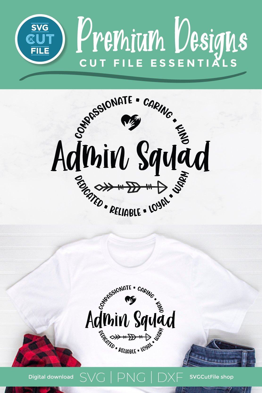 Admin Squad Svg - Great for Administrative Assistants