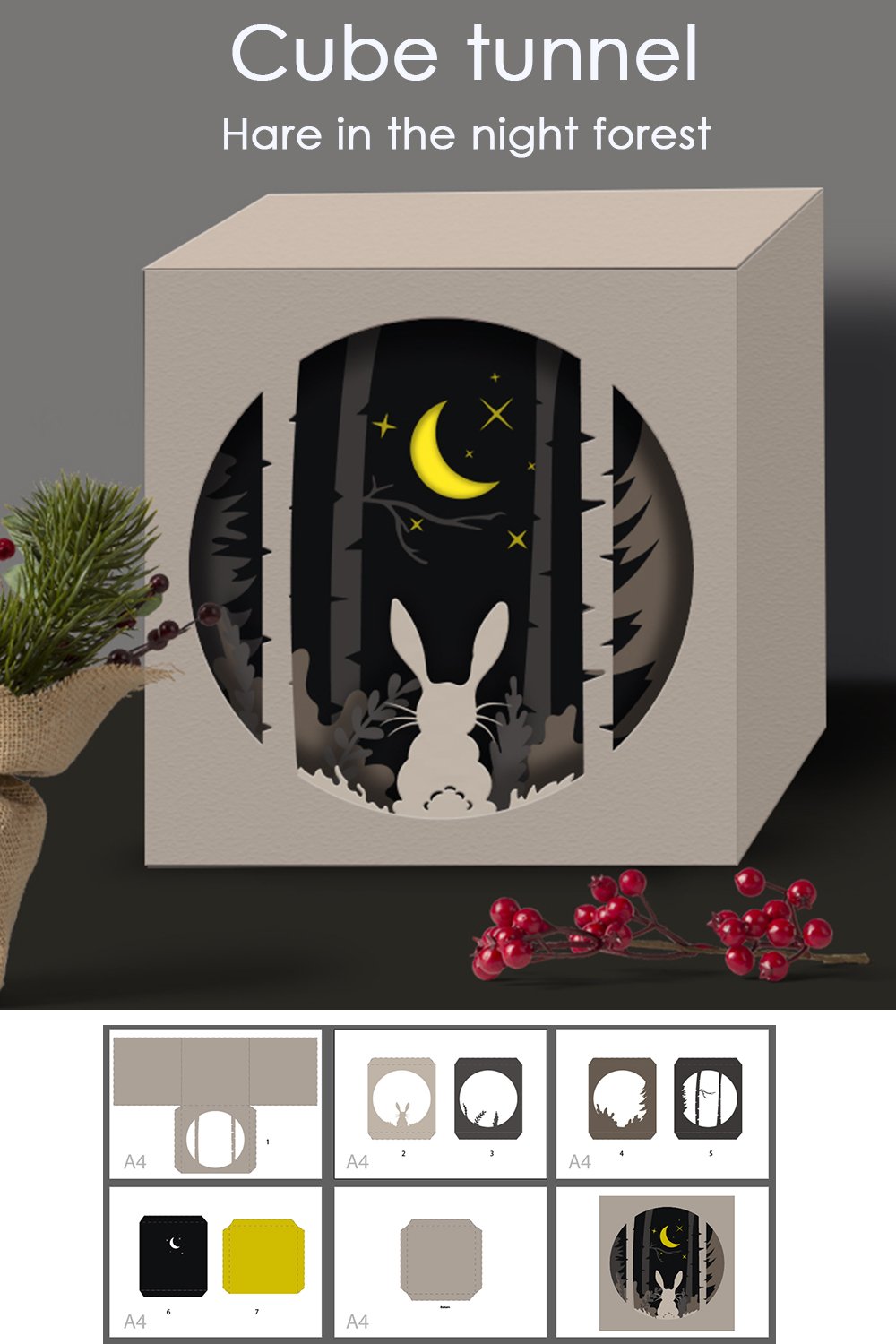 Multilayer craft. 3D creativity.