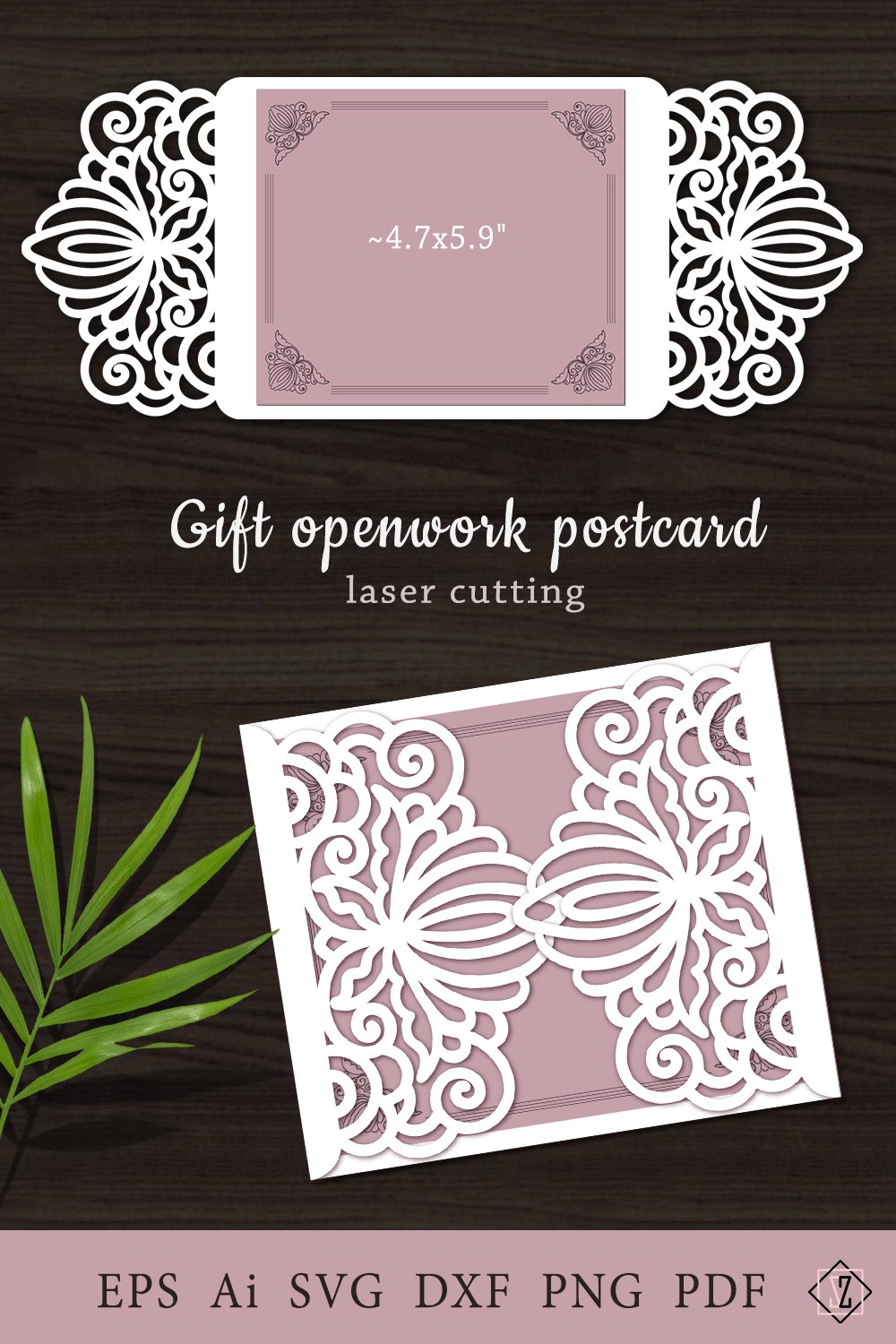 Gift Openwork Card Template