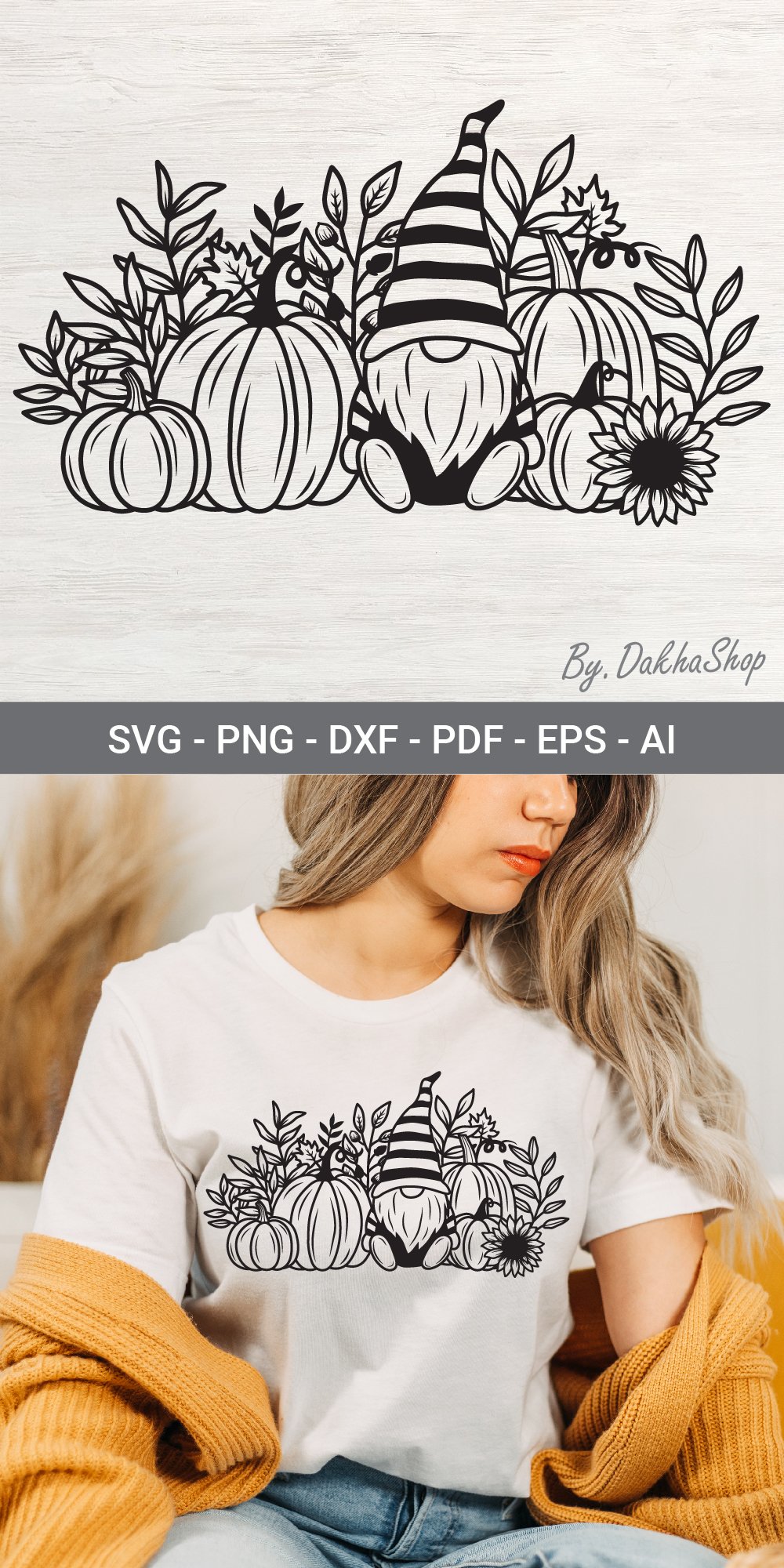 Thanksgiving Gnome Svg, Gnome Fall Svg, Autumn Gnome Bundle.