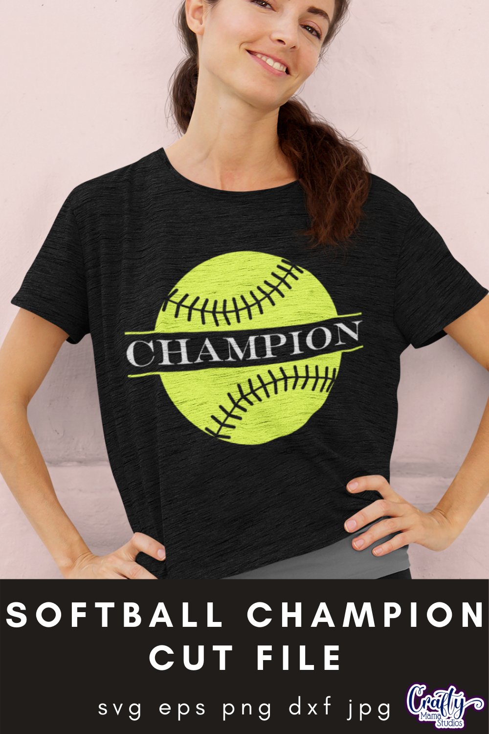 Softball Champ | Sports Svg Design Cut File