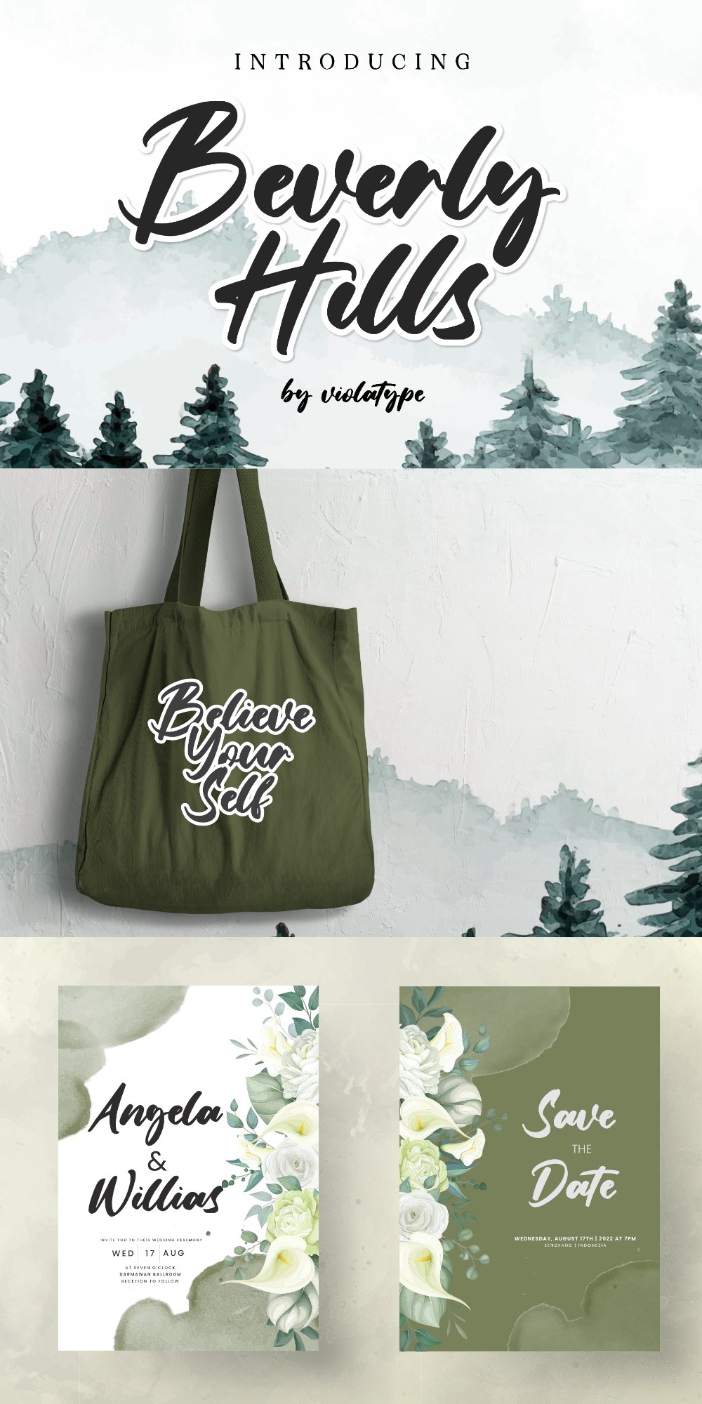 Beverly Hills - Handwriting font