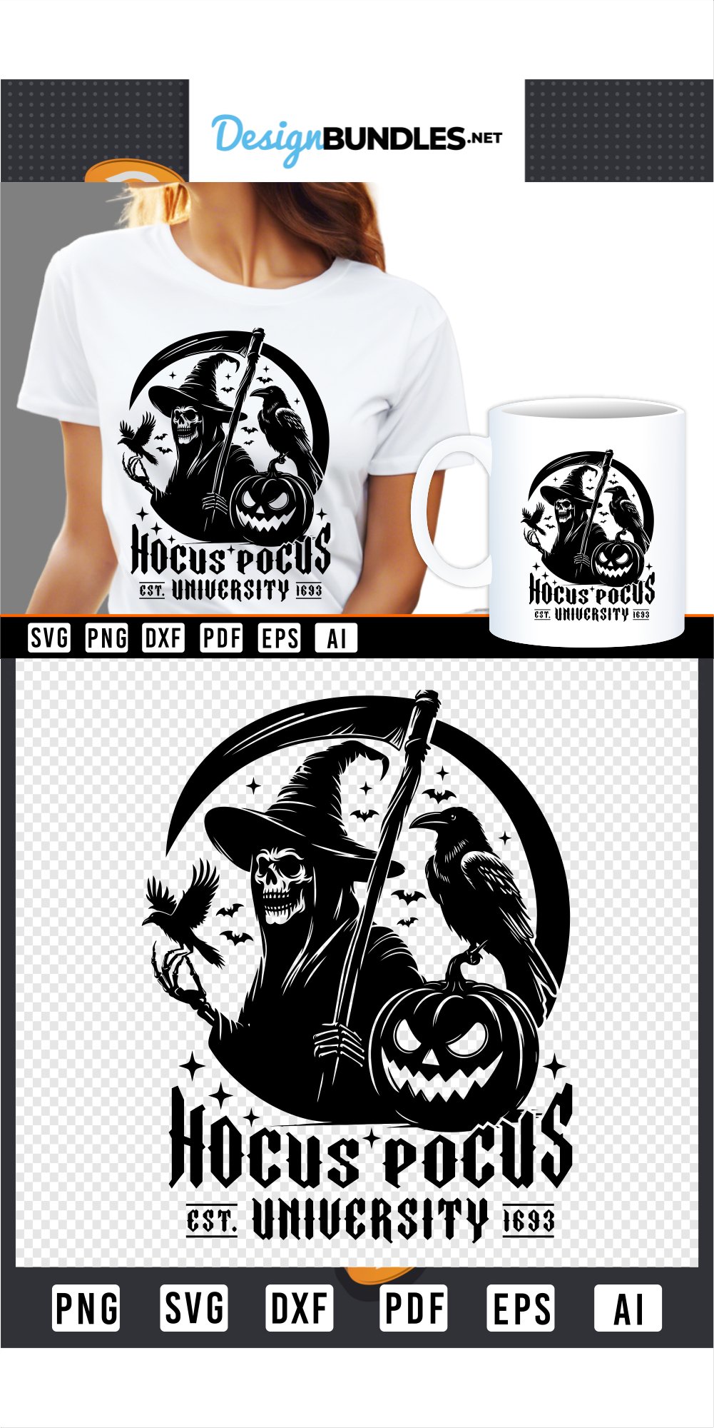 Hocus Pocus University SVG, Halloween Witches T Shirt SVG