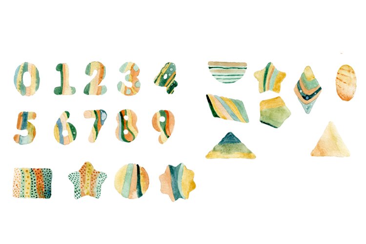 Numbers and geometric shapes