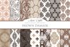 Brown Damask Patterns - Seamless Digital Papers (42863) | Backgrounds ...