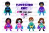 Superhero Kids Clipart , Supergirl, Superboy. (185635) | Illustrations ...