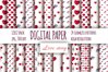 Hearts digital paper. Valentine's day seamless patterns (213224 ...