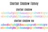 Sherbet Shadow SVG Font Duo (650812) | SVG / Color | Font Bundles