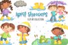 April Showers Clip Art Collection (248473) | Illustrations | Design Bundles