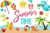 Summer Clipart Bundle - 126 cliparts (24191) | Illustrations | Design ...